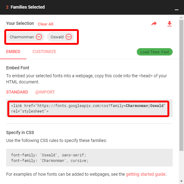 複数のGoogle Fontsをまとめて読み込む | cly7796.net